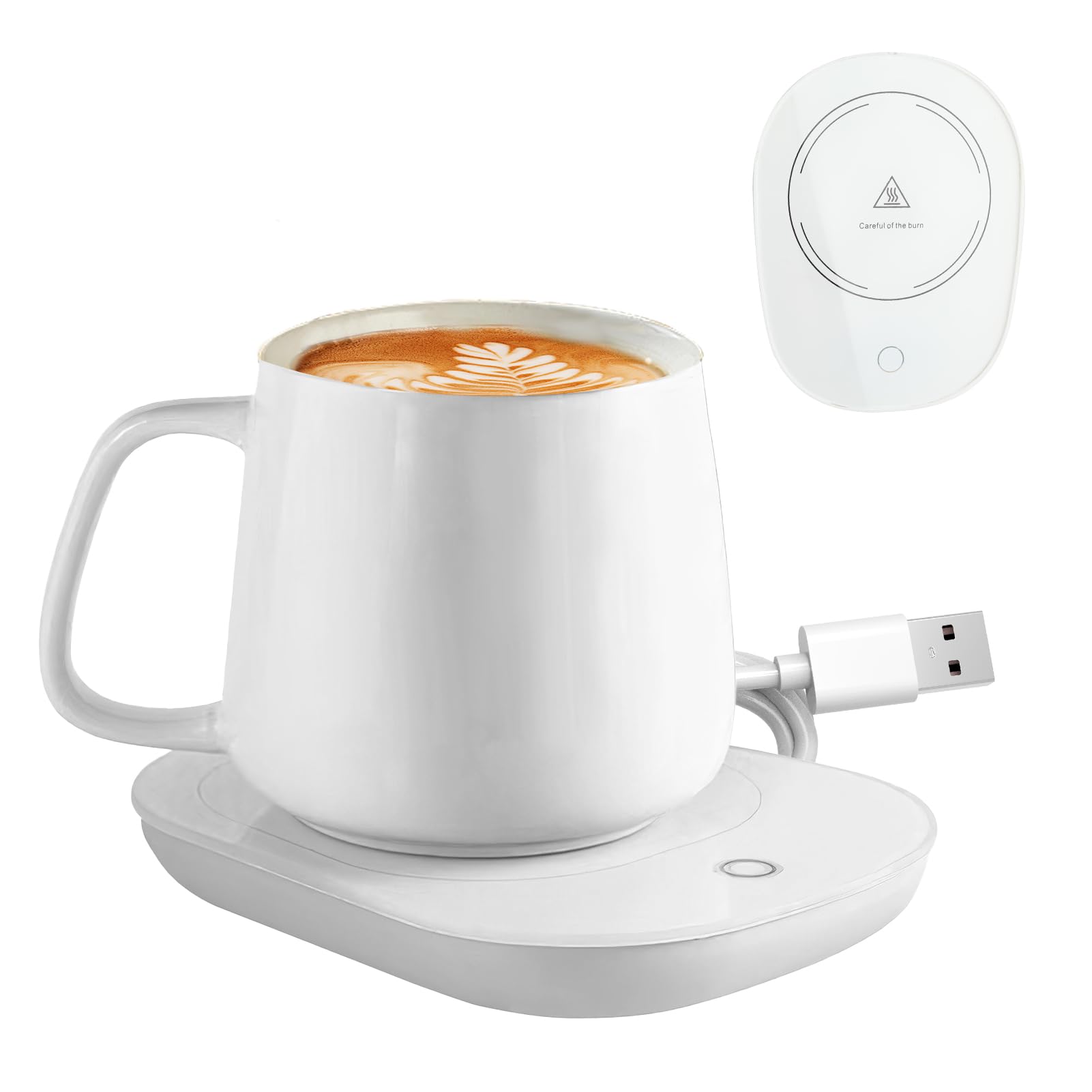 Electric Coffee Mug Warmer,Smart Touch Beverage Heater Control With ...