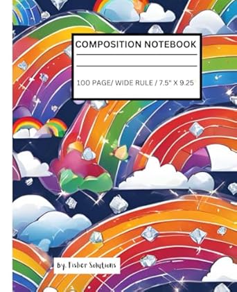 Amazon.co.jp: Diamond Rainbow Notebook | Super Cute Composition ...