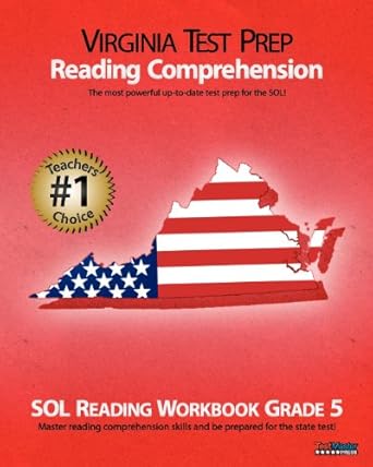VIRGINIA TEST PREP Reading Comprehension SOL Reading Workbook Grade 5 ...