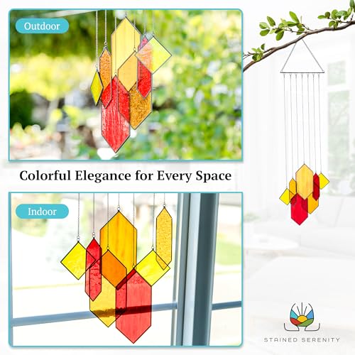 Snapklik.com : Stained Glass Window Hanging Sun Catchers Wall Hanging ...