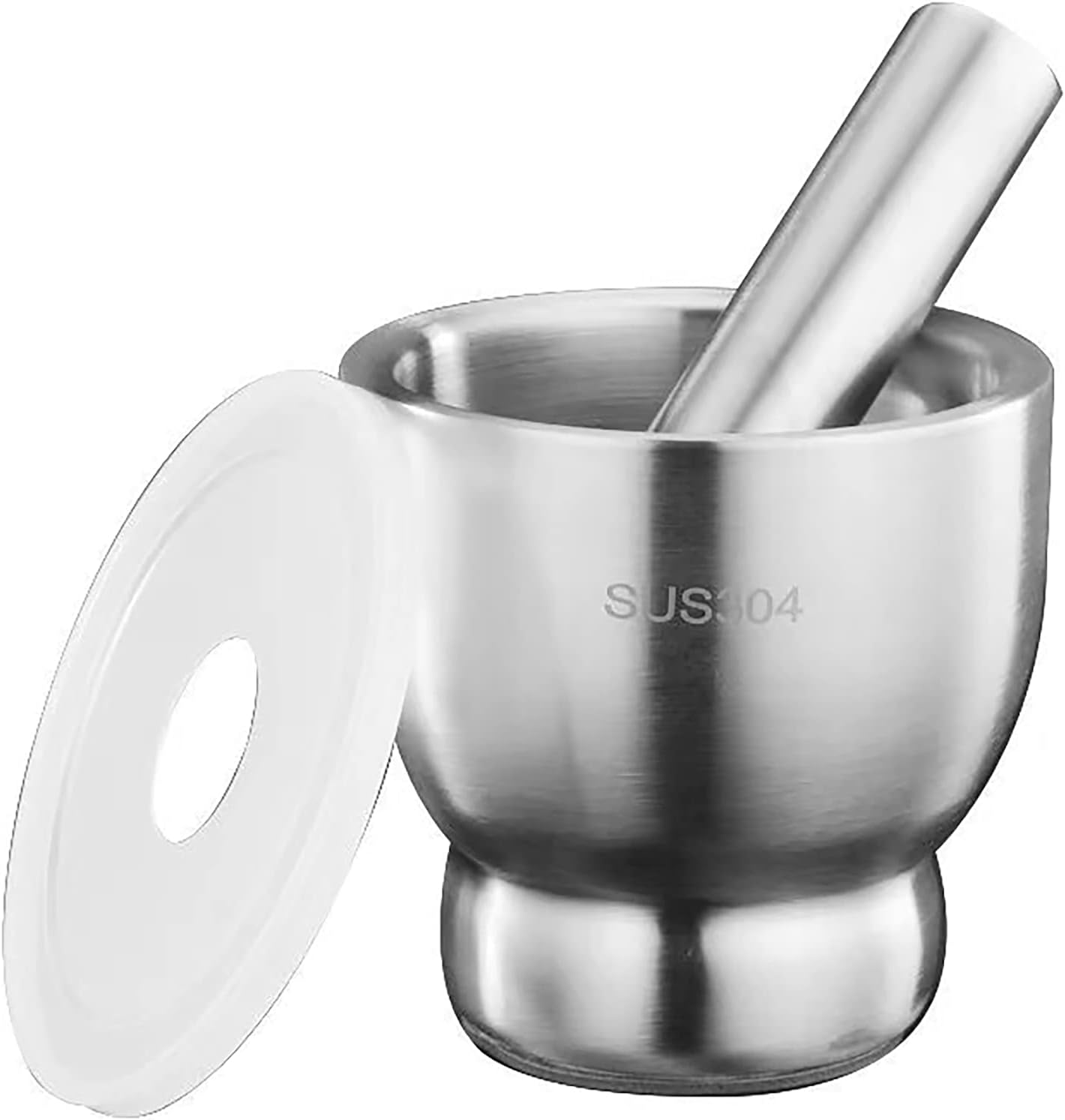 Amazon.com: Nobranded Stainless Steal Pestle and Mortar Stick Bowl Set ...