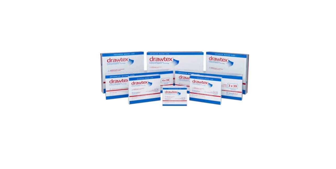 Amazon.com: Drawtex Wound Dressing with LevaFiber 6x8-Box of 10 ...