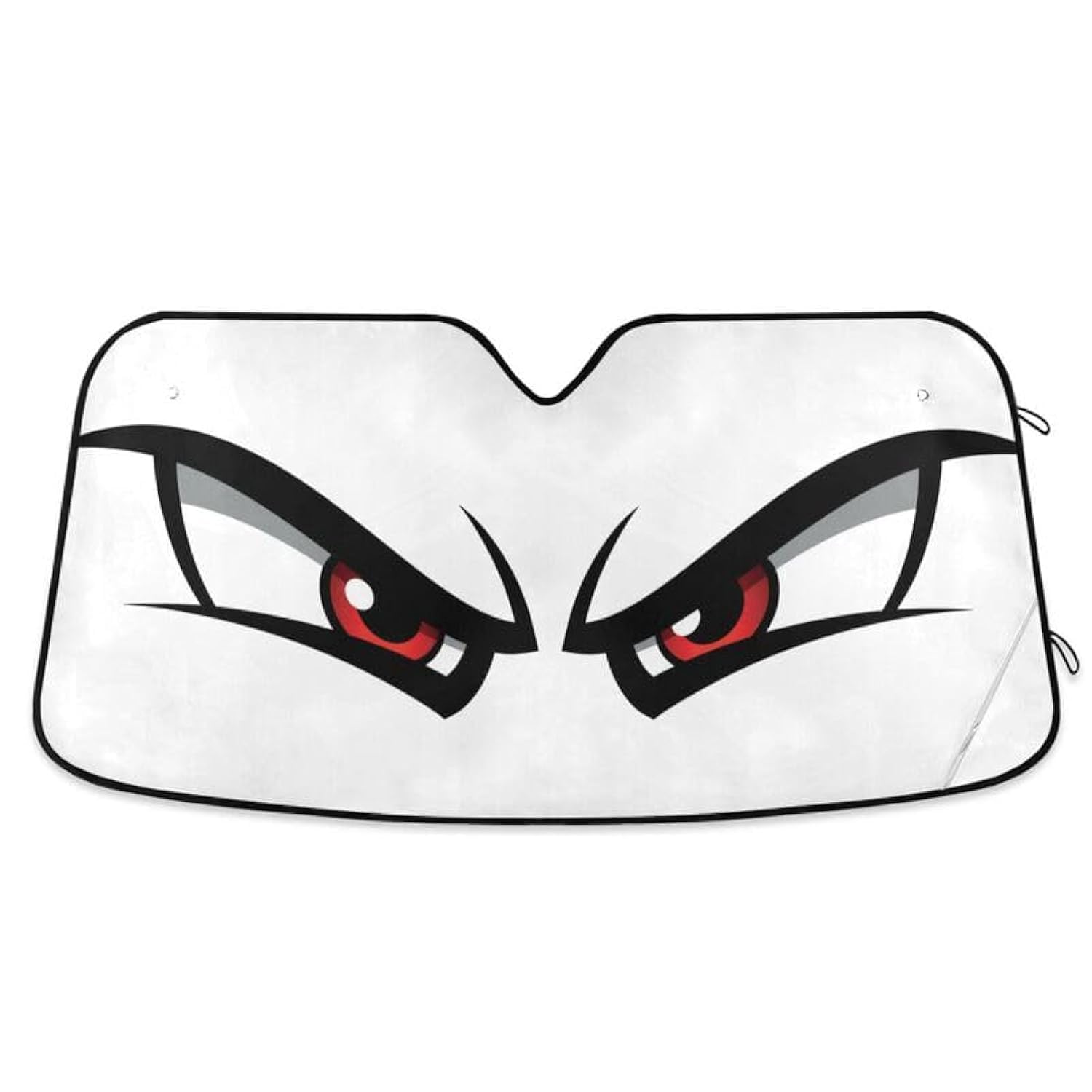 Amazon.com: Angry Evil Eyes Windshield Sun Shade Flodable for SUV ...