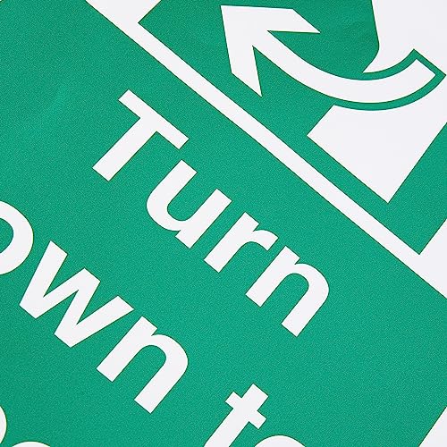 Turn down to open Sign – 200x300mm – A4P – BigaMart