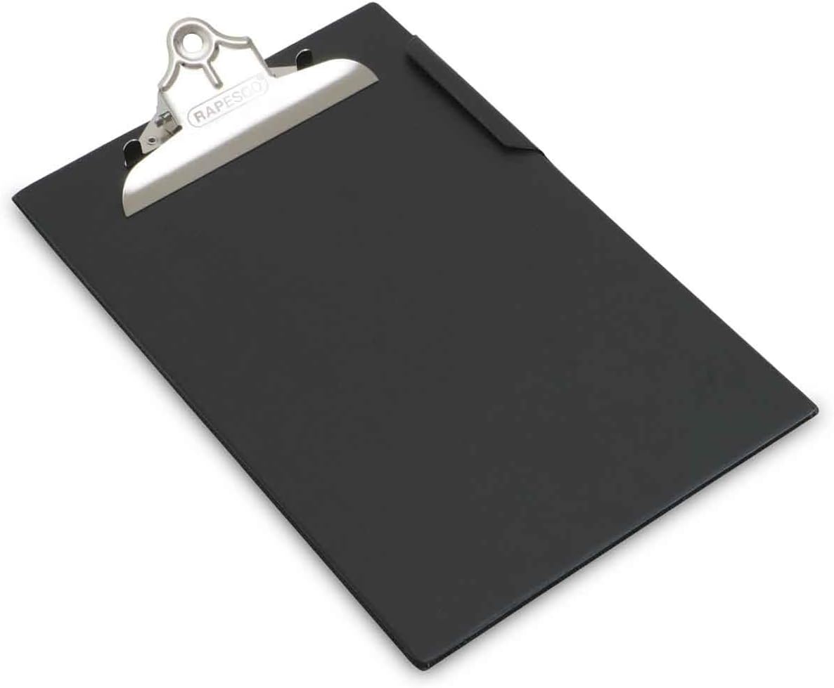 Rapesco CD1000B2 Heavy Duty PVC-Coated Clipboard, A4+, Black : Amazon ...