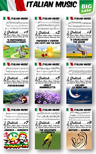 Italian Music for Kids – 9 SONGS IN 1 BOOK! (Italian Music Collection ...