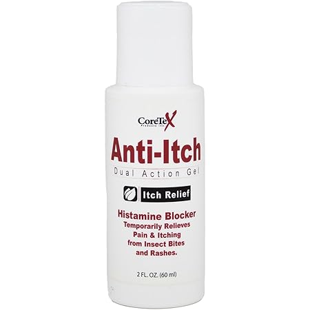 Amazon.com: CoreTex Anti-Itch Dual Action Gel - 2 Fl. Oz. Bottle ...
