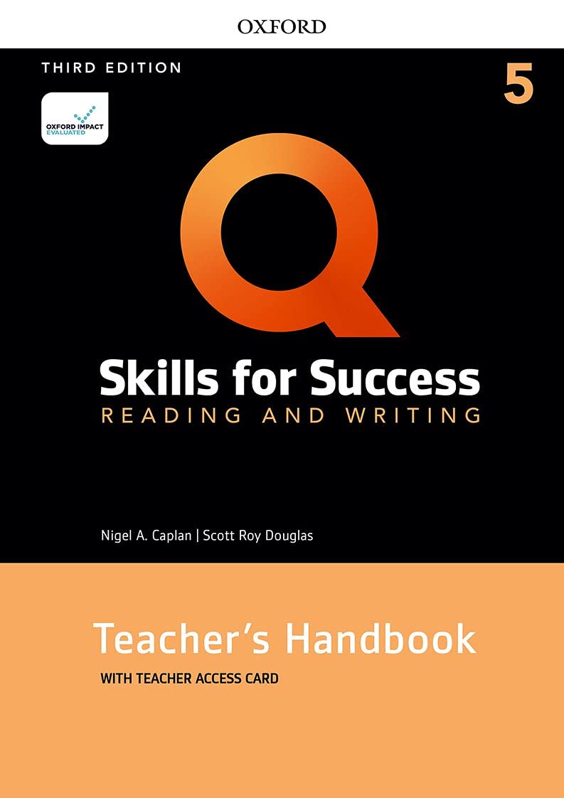 Q: Skills for Success: Level 5: Reading and Writing Teacher's Handbook ...