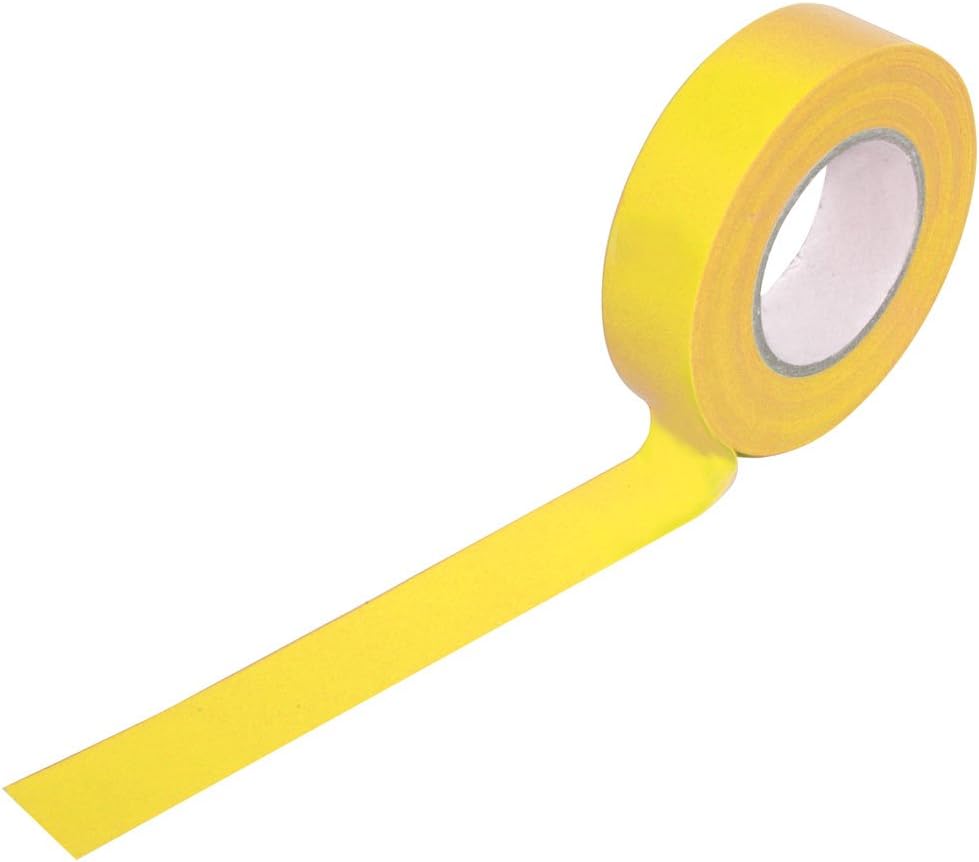 MERCURY ETYP8 19mm x 20m Electrical PVC Yellow Tape : Amazon.co.uk: DIY ...