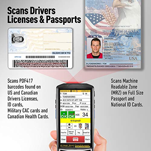IDVisor Smart Plus ID Scanner - Drivers License and Passport Age ...