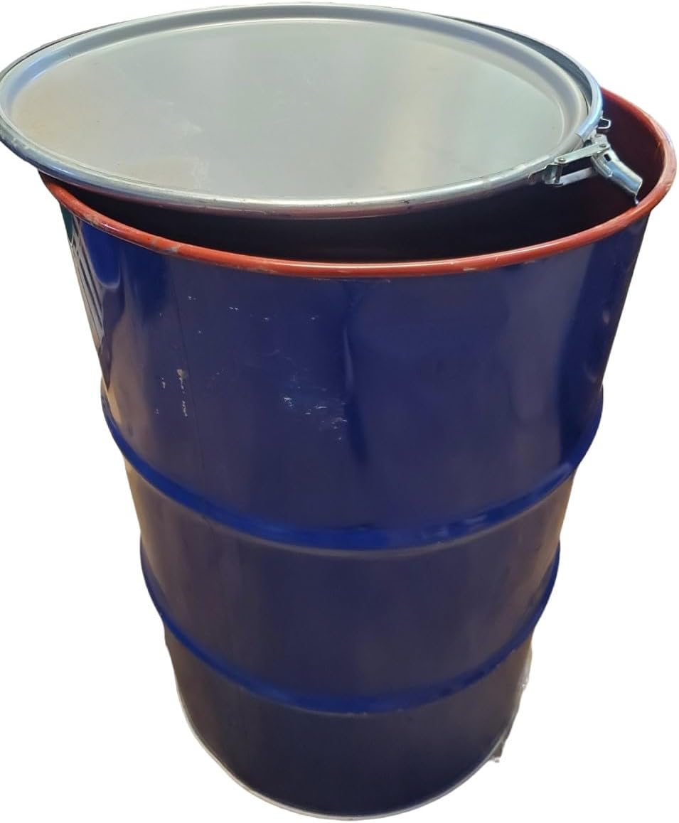 Amazon.com: 55 Gallon Burn Barrel w/Lid : Patio, Lawn & Garden