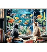 Amazon.com: 300 Pieces Puzzles for Adults | Camper Cat Jigsaw Puzzles ...