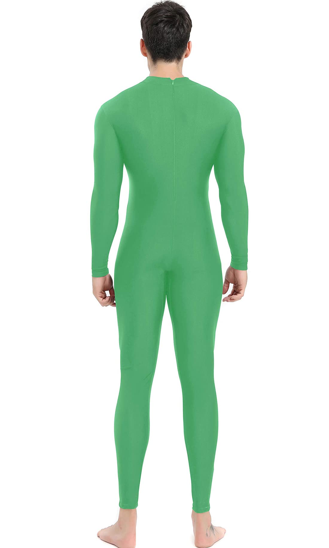 Snapklik.com : Speerise Mens Spandex Bodysuit Long Sleeve Unitard ...