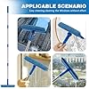 Amazon.com: Professional Window Squeegee,2 in 1 Window Cleaner with ...