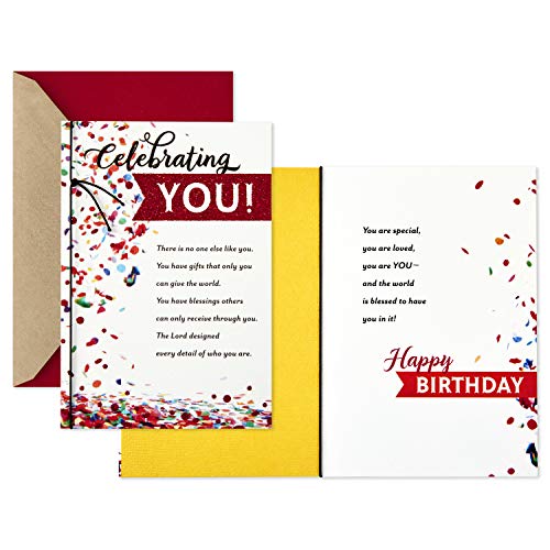 Hallmark DaySpring Religious Birthday Card (Celebrating You) - Want It All