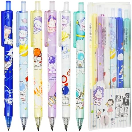 Amazon.com : Maydahui 12 Pcs Colorful Outer Space Eternal Pencils ...