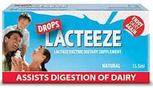 Lacteeze Lactase Enzyme Dietary Supplement Drop 15.5 ml : Amazon.com.au ...