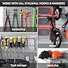 Amazon.com: Slat Wall Paneling Garage Wall Organizer, Grey Slatwall ...