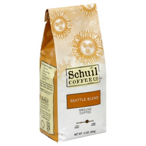 Amazon.com : Schuil Coffee Seattle Blend Coffee Ground, 10-ounces ...