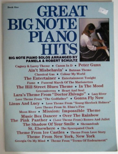 Great Big Note Piano Hits: PAMELA & ROBERT SCHULTZ: Amazon.com: Books