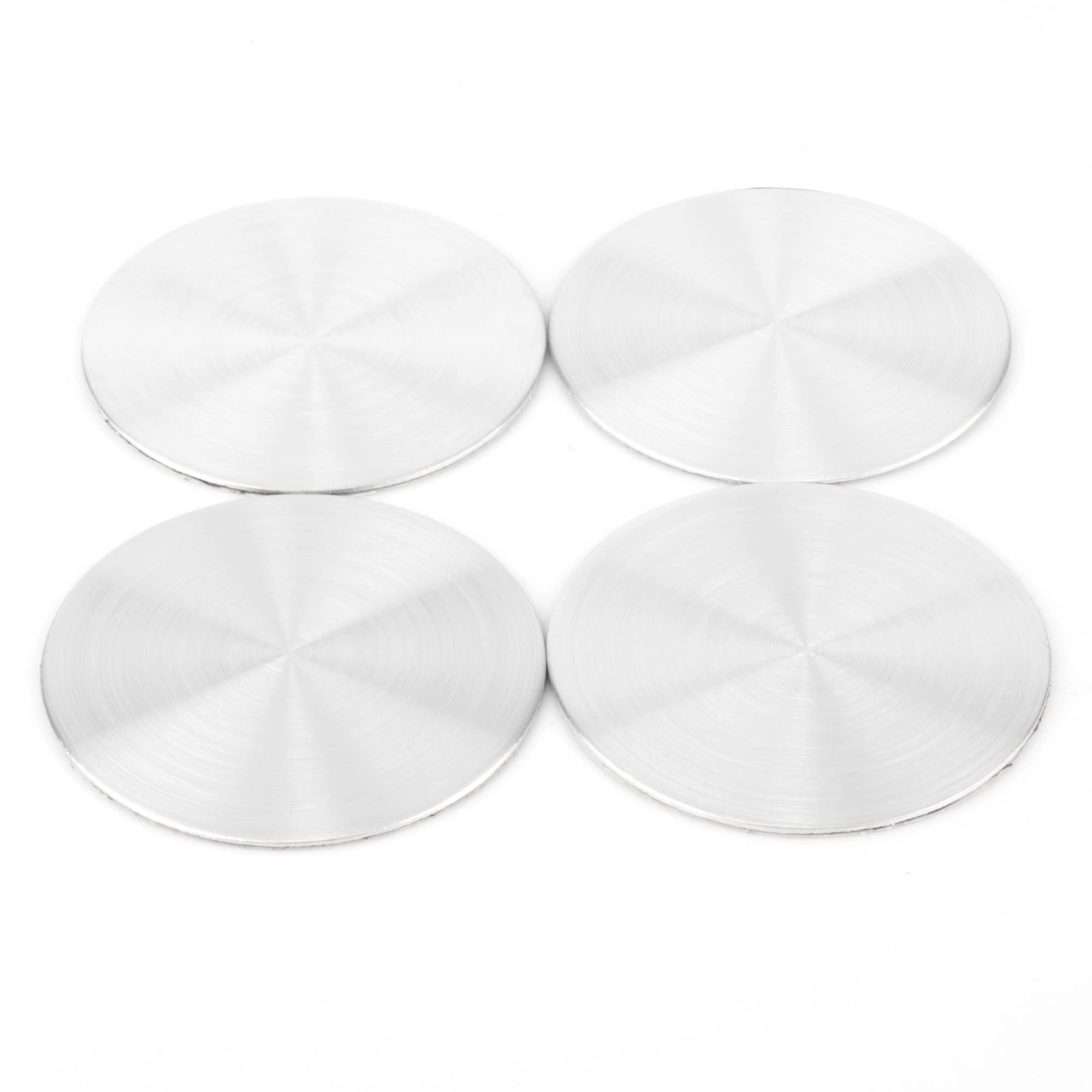 Snapklik.com : 4pcs 50mm/1.97in Wheel Center Caps Stickers Sliver ...