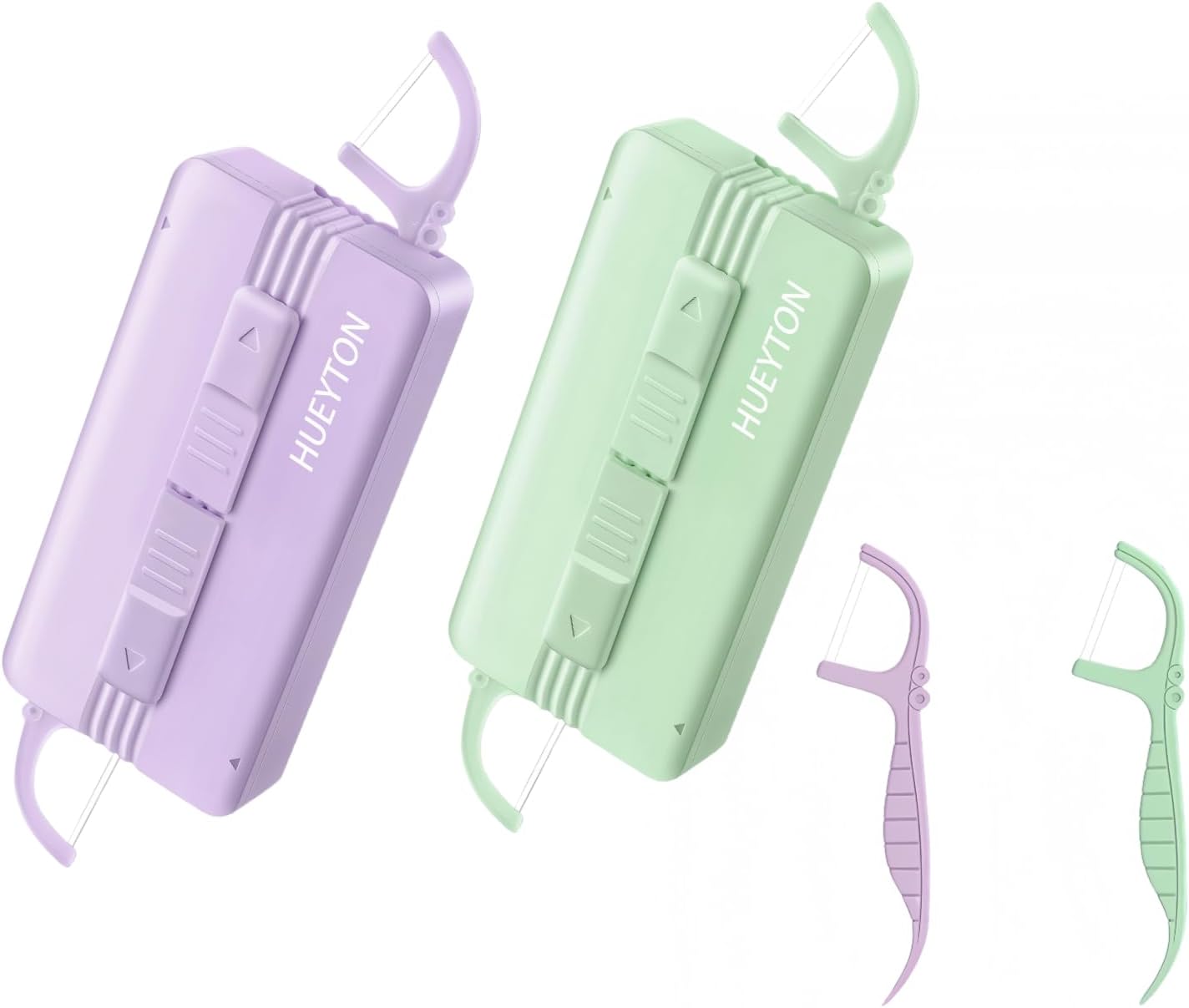 Amazon.com : Hueyton Portable Travel Dental Floss Case, Reusable Floss ...