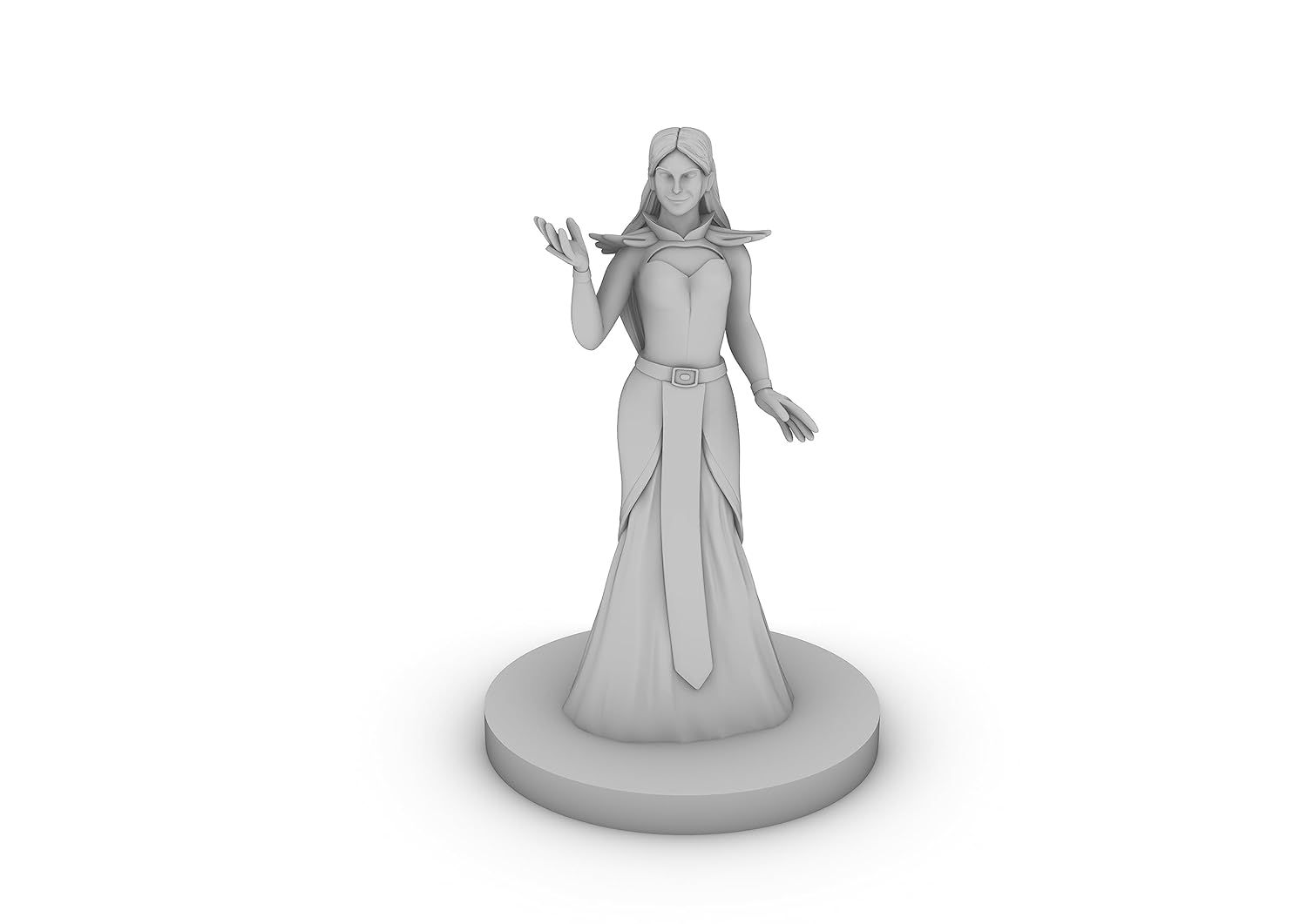 Amazon.com: Human Female Wizard with Raven Dress Tabletop DND Gaming ...
