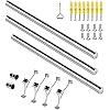 7ft Bar Foot Rail for Floor&Wall Foot Railing for Bar Stainless Steel 2 ...