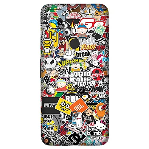 Orgic India Google Pixel 4A Skin Wrap Sticker Bomb (Back, Sides ...