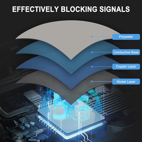 Snapklik.com : ZTTXL Faraday Fabric Faraday Military Grade Conductive ...