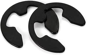 Amazon.com: 50 PCS M8 E-Clip Circlip External Retaining Circlip, Alloy ...