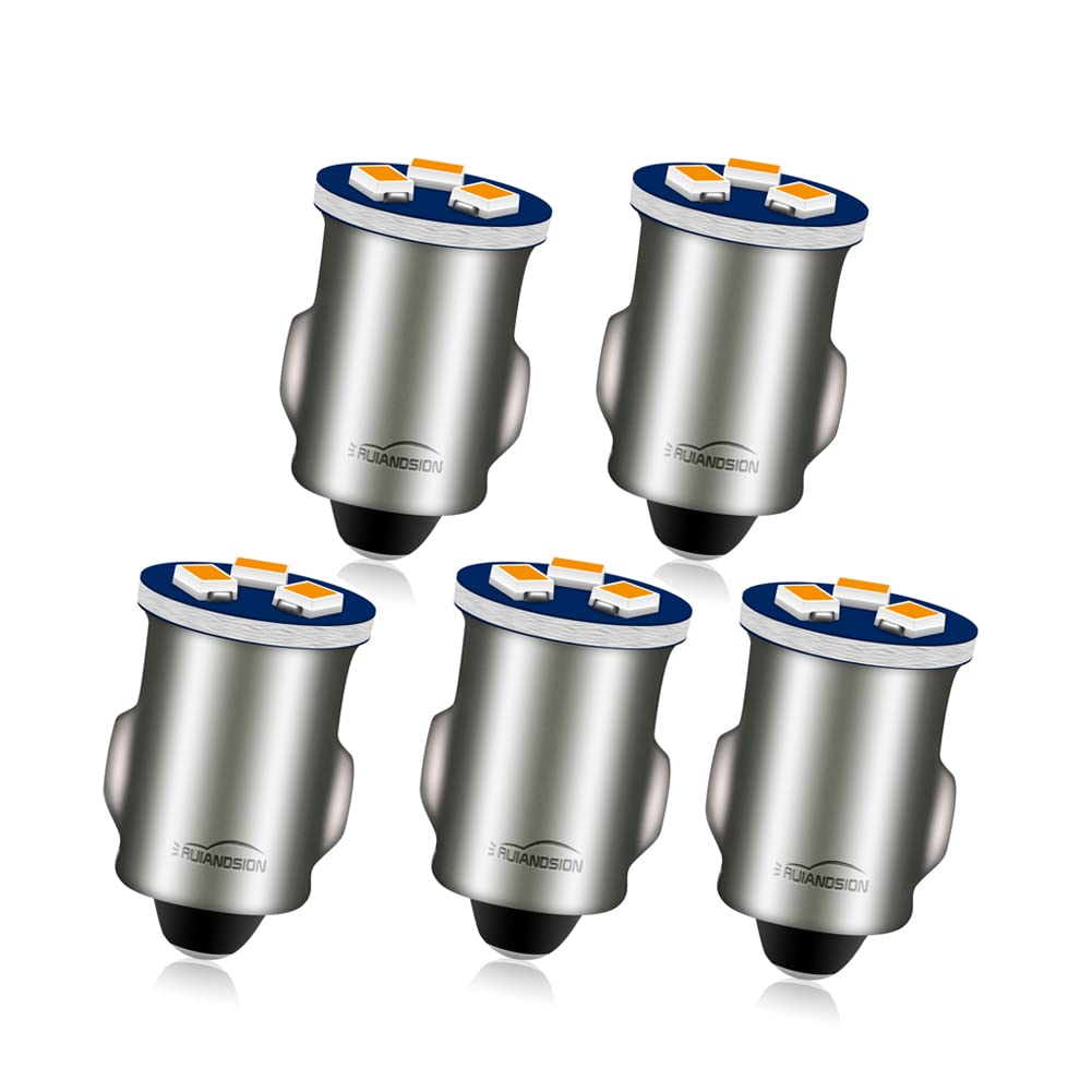 Amazon.com: Ruiandsion LED Dashboard Light 3898 BA7S LED Bulb Warm ...