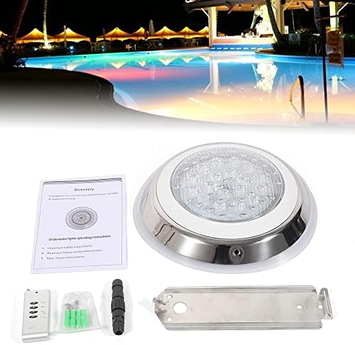 Amazon.com : LED RGB Underwater Swimming Pool Light 54W 24V AC/DC ...