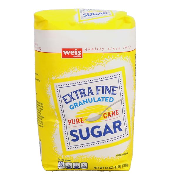 Amazon.com: Weis Quality, Sugar Granulated, 64 Ounce : Grocery ...