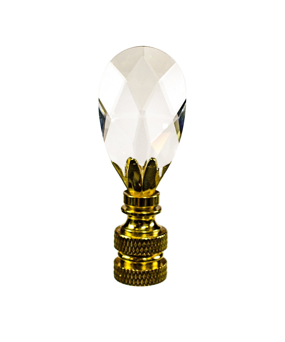 Swarovski Crystal Clear Small Tear Drop Finial - Lampshade Finials ...