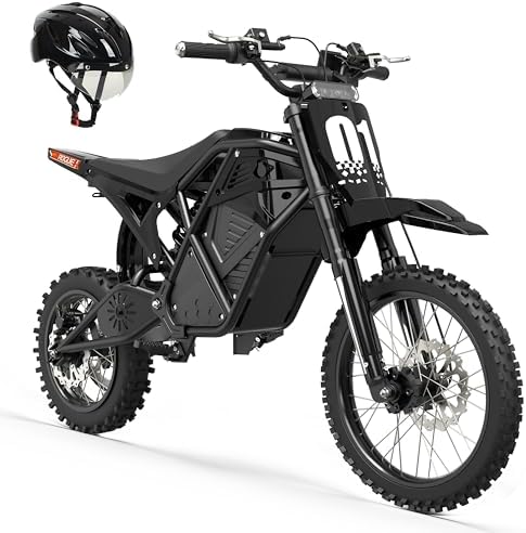 Amazon.com: ESKUTE Electric Dirt Bike for Teens Adults, Mid-Drive Motor ...