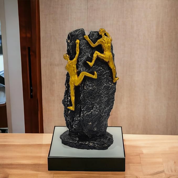 Inspiring Mountain Climbing Men Statue - A Symbol of Courage and ...