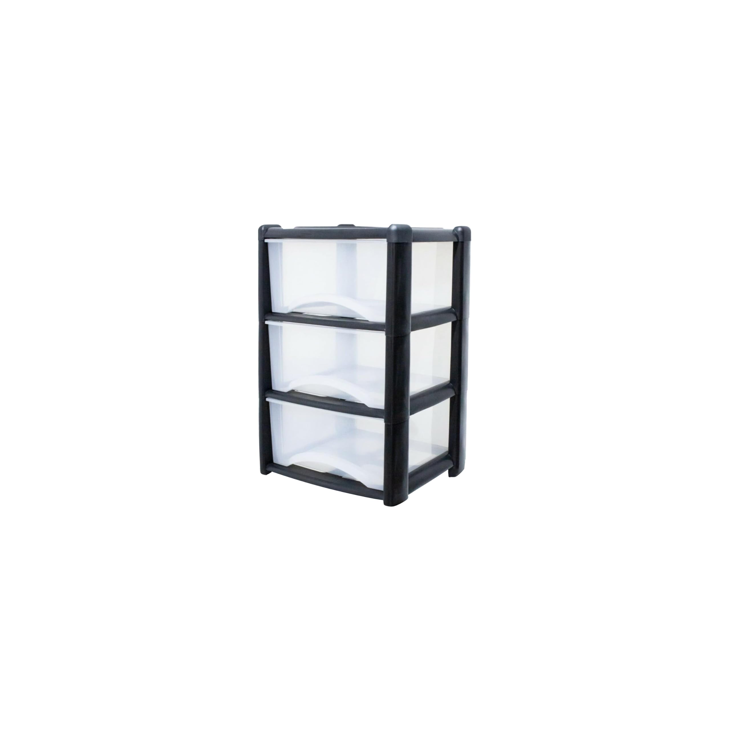 Neat. 3 Plastic Storage Drawers Unit with See-Through Drawers, Compact ...
