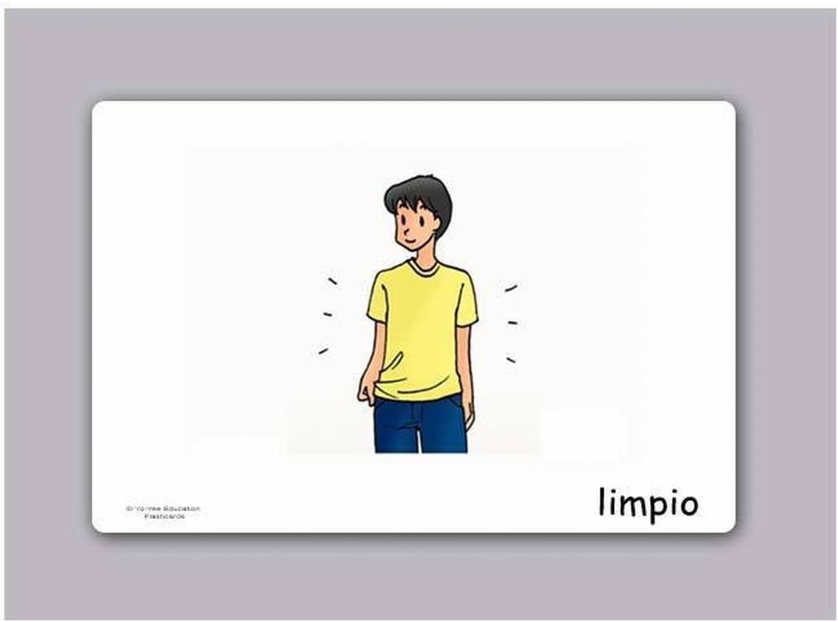 Tarjetas de vocabulario – Adjetivo 1 – Tarjetas con imágenes de ...