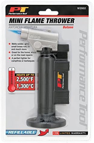 Amazon.com: Performance Tool W2002 Refillable, Adjustable Butane Flame ...