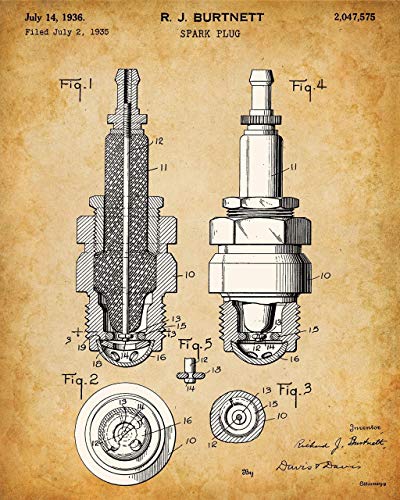 Original Auto Mechanic Tools Patent Prints - Great Home and Garage ...