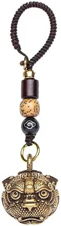 Feng Shui Pixiu Head Bell Keychains for Women and Men - Brass Pi Xiu Pi ...