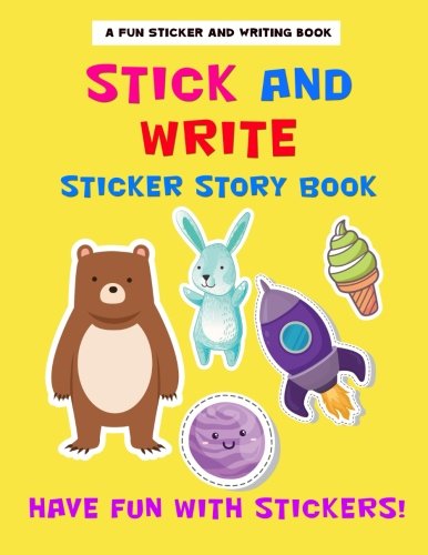 Stick And Write Sticker Story Book: Stick Write And Learn Workbook ...