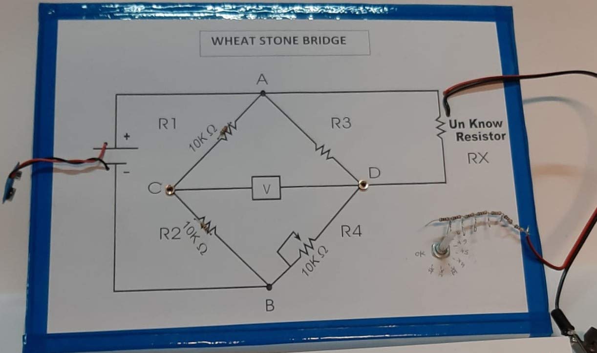 Buy Vigyanics Wheatstone Bridge Circuit - School Science Project (One Multimeter Included ...