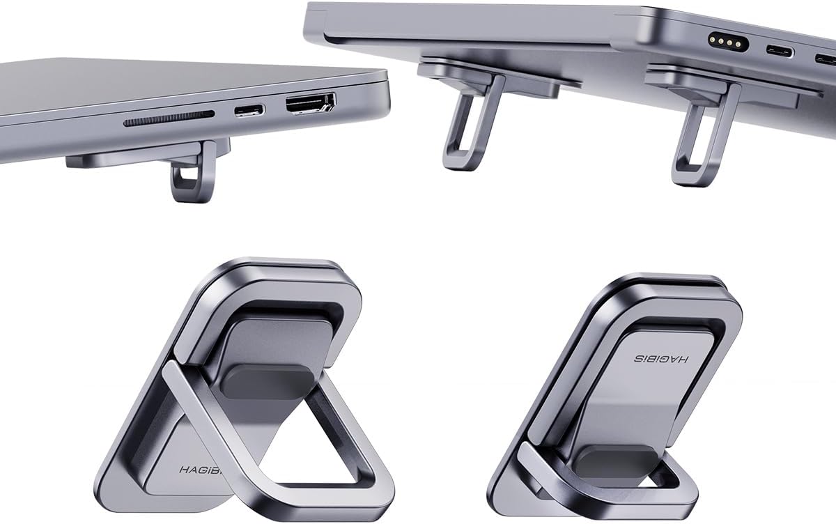 Amazon.com: AOZUO 2pcs Mini Portable Laptop Stand for Desk, Portable ...