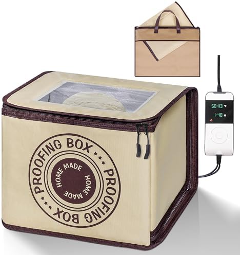 Amazon.com: Bread Proofing Box – Dough Bread Proofer Box with Carry Bag ...