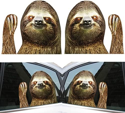 Amazon.com: 2PCS Car Window Cling Funny Creative Decoration Sticker Car ...