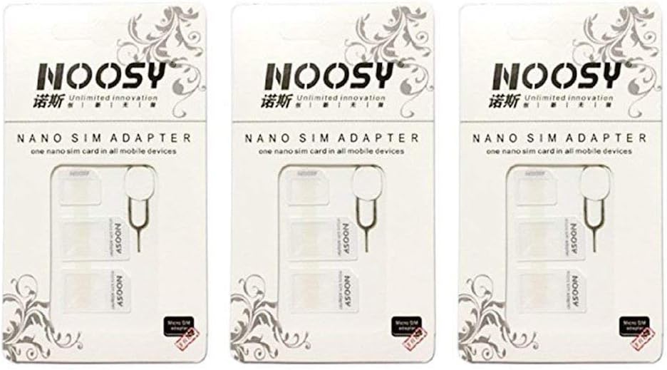 Amazon.com: (10 Pack) New Nano Sim Adapter and Micro Sim Adapter and ...