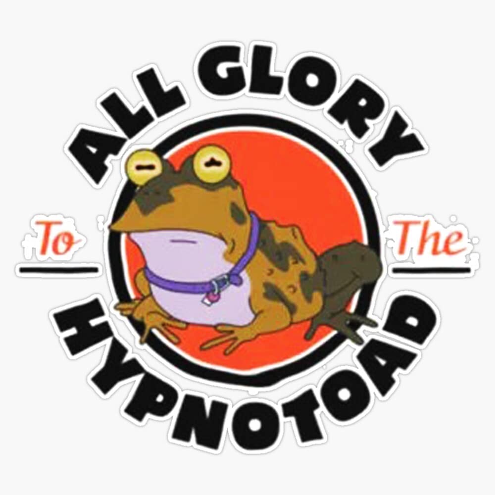 Amazon.com - All Glory to The Hypnotoad Bumper Sticker Vinyl Decal 5"