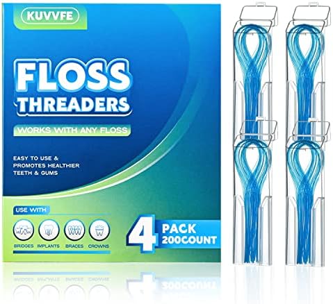 Amazon.com : Kuvvfe Floss Threaders,Deep Clean Floss for Braces ...